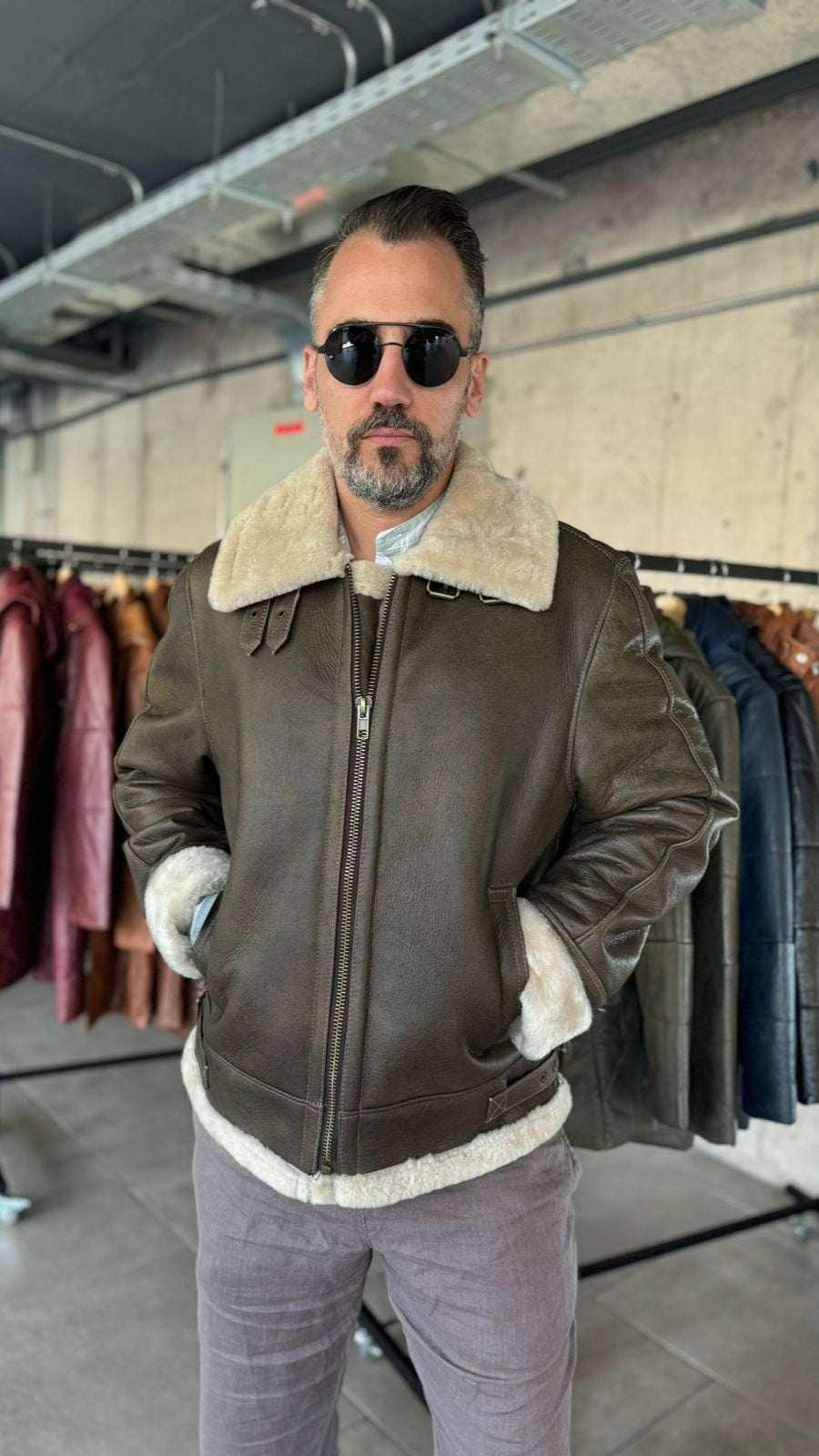 Silverstone Hombre Castor – Boloma Leathers